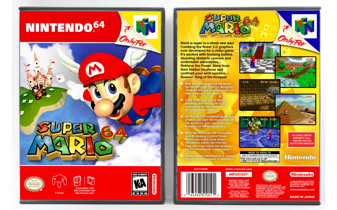 Gaming Relics - Nintendo 64 - Super Mario 64