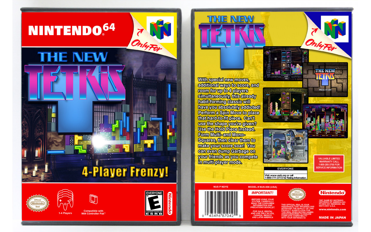 Gaming Relics - Nintendo 64 - New Tetris, The