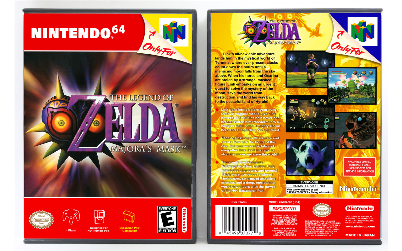 Gaming Relics - Nintendo 64 - Legend of Zelda: Majora's Mask