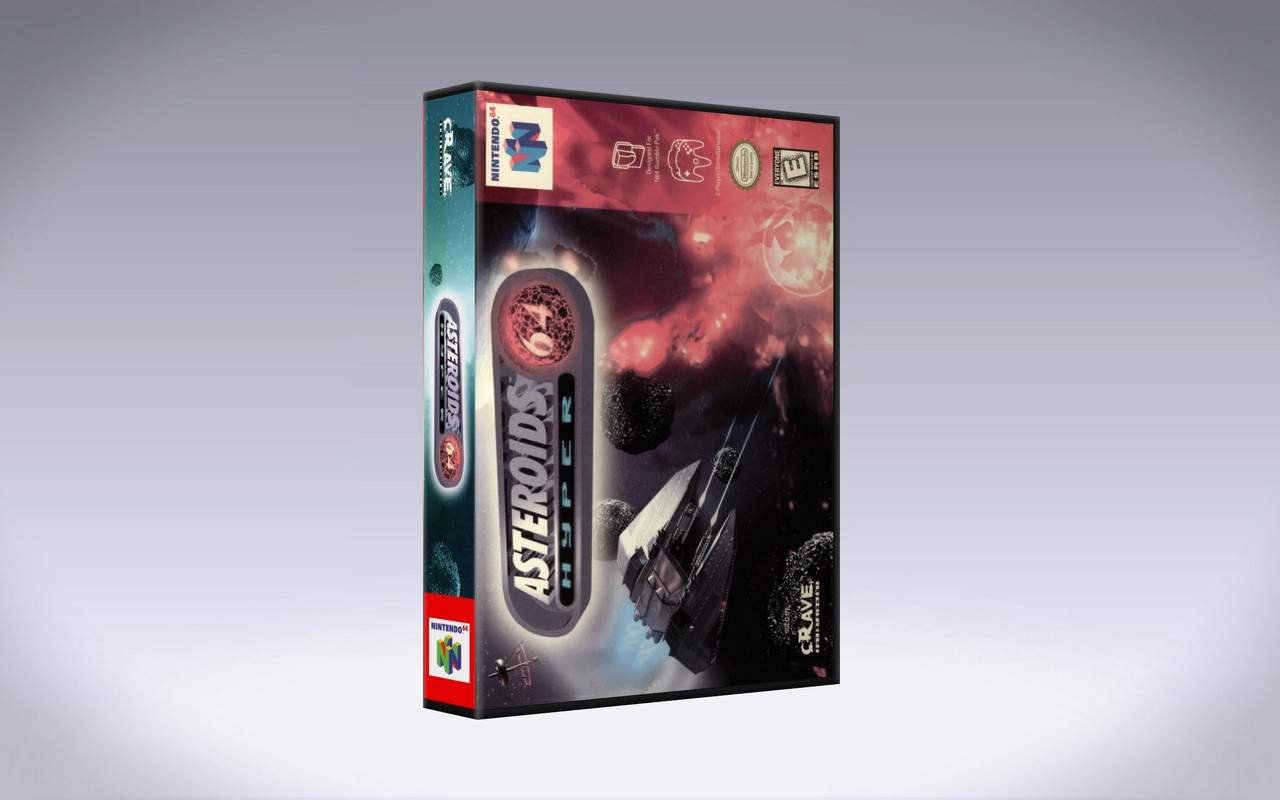 Gaming Relics - Nintendo 64 - Retail Style - Asteroids Hyper 64