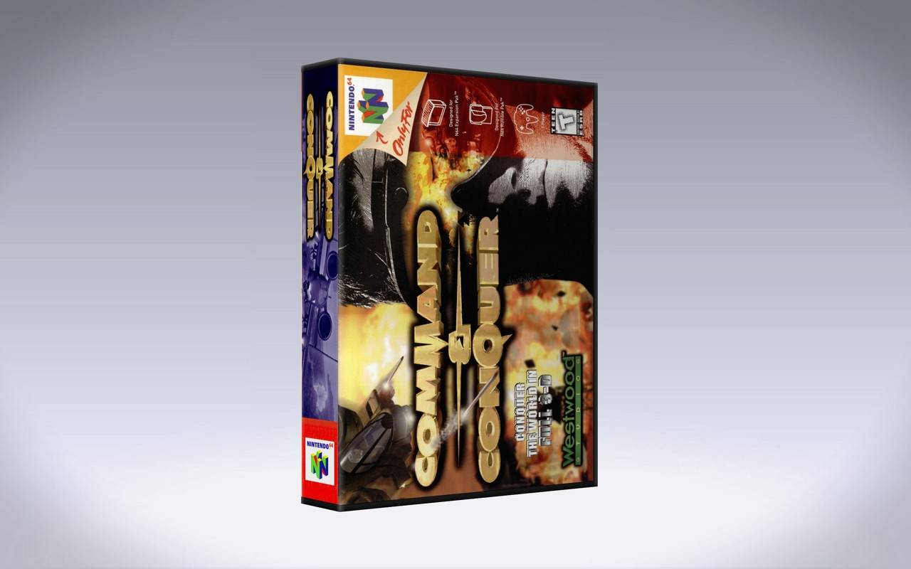 Gaming Relics - Nintendo 64 - Retail Style - Command and Conquer