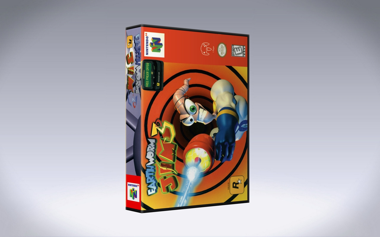 Gaming Relics - Nintendo 64 - Retail Style - Earthworm Jim 3D