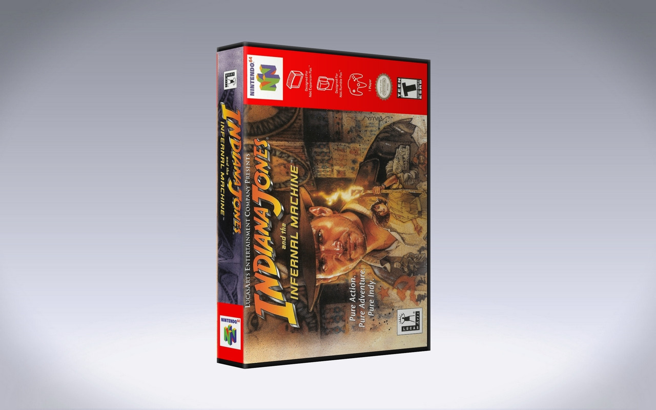 Gaming Relics - Nintendo 64 - Retail Style - Indiana Jones and the ...