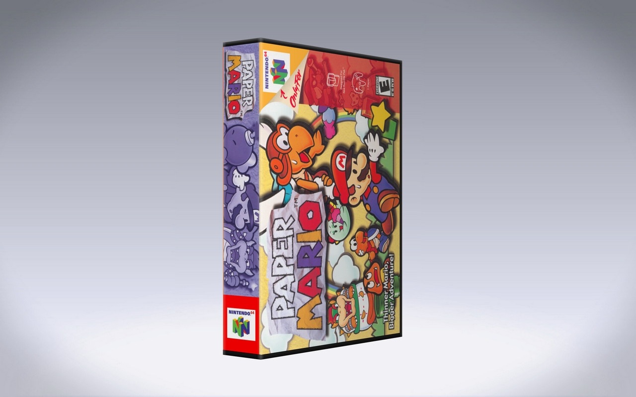 Gaming Relics - Nintendo 64 - Retail Style - Paper Mario