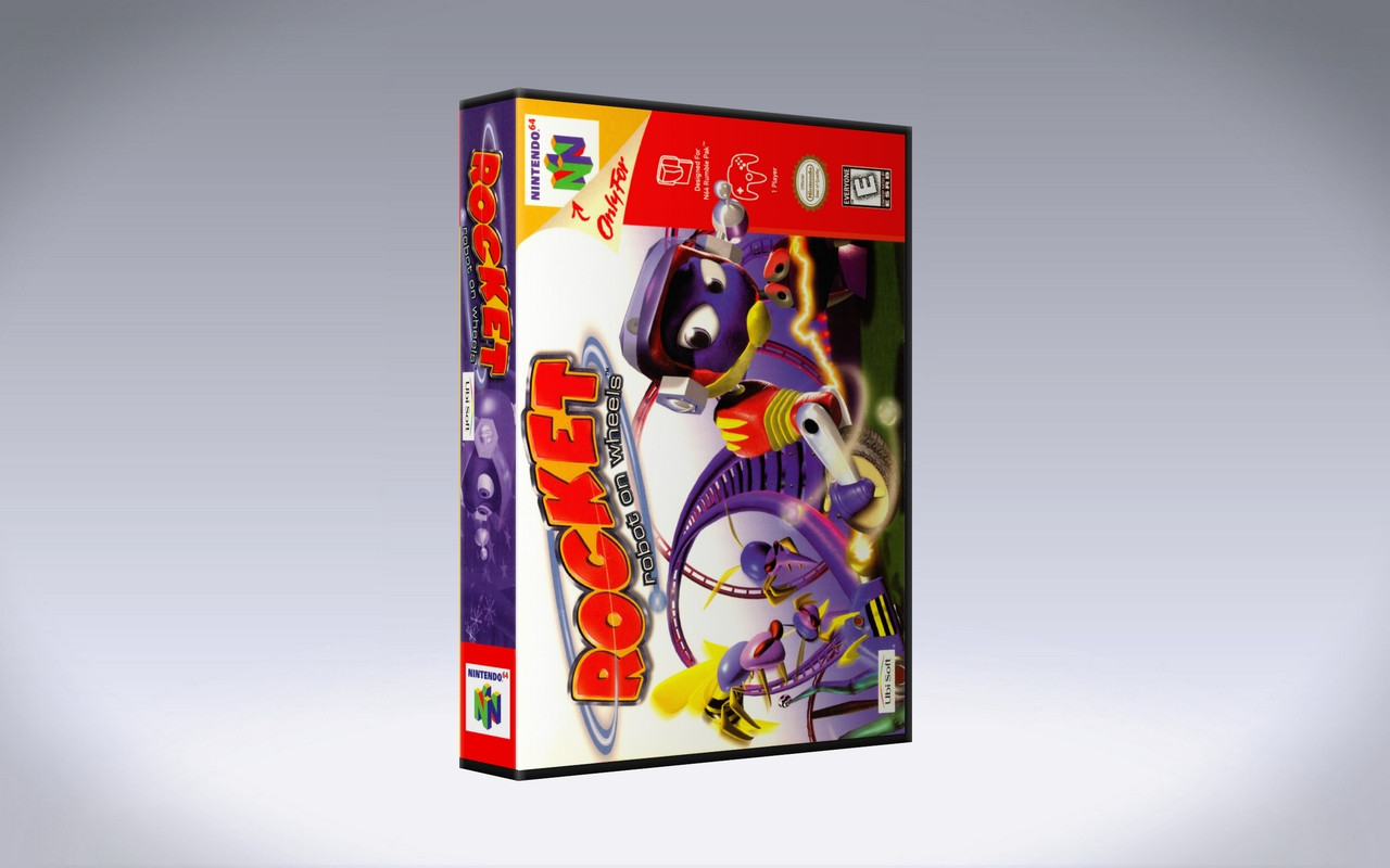 Gaming Relics - Nintendo 64 - Retail Style - Rocket: Robot on Wheels