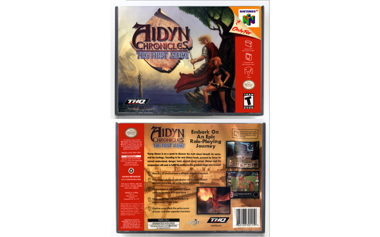 Gaming Relics - Nintendo 64 - Retail Style - Aidyn Chronicles