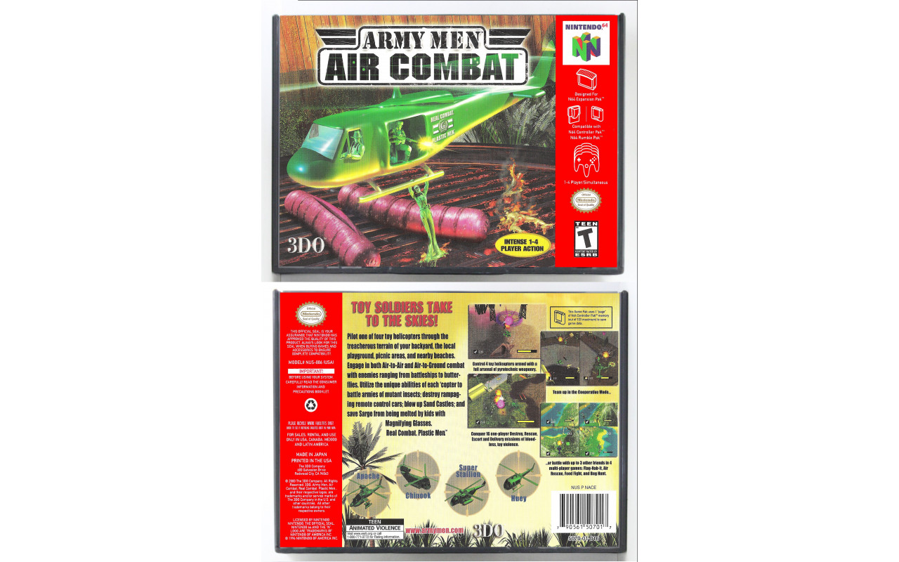 Gaming Relics - Nintendo 64 - Army Men Air Combat
