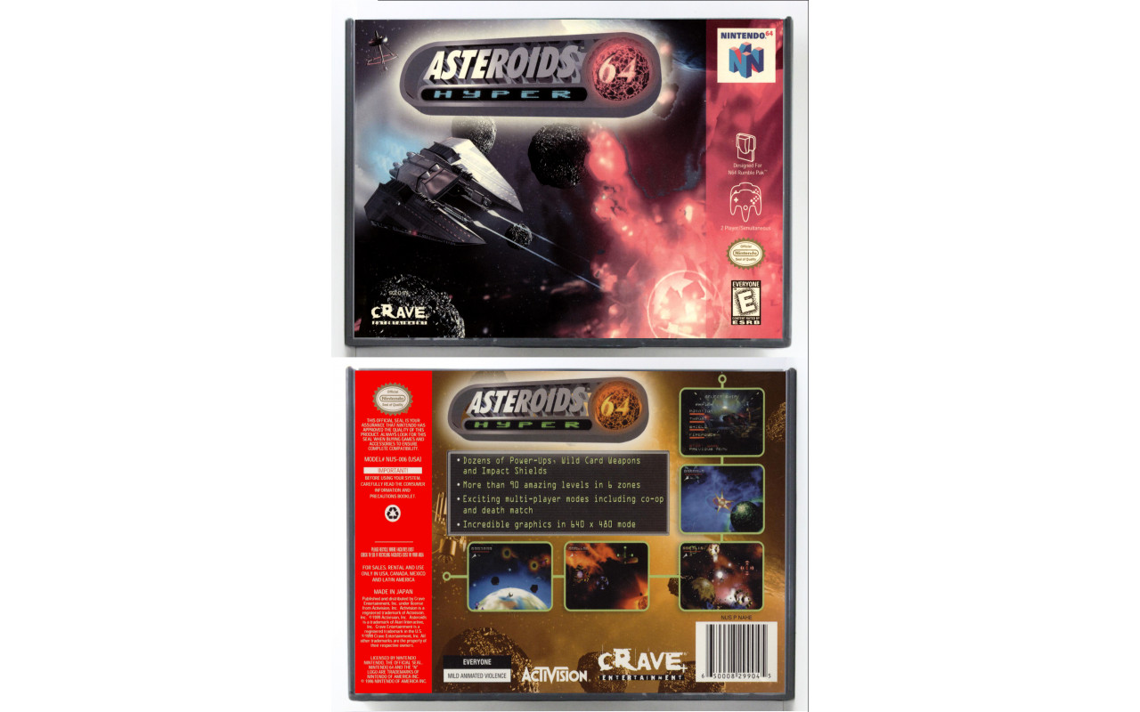 Gaming Relics - Nintendo 64 - Asteroids Hyper 64