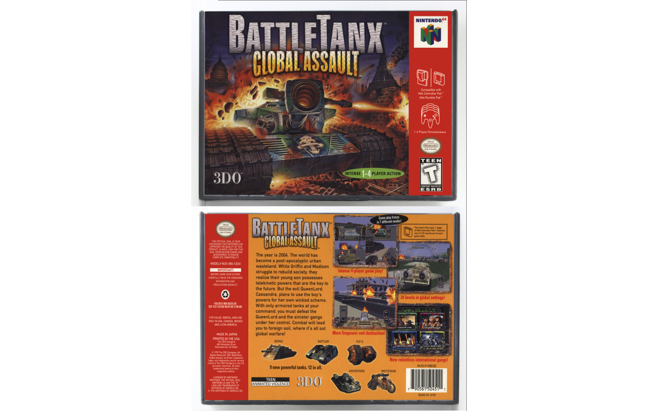 Gaming Relics - Nintendo 64 - Battle Tanx: Global Assault