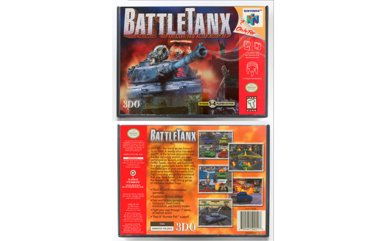 Gaming Relics - Nintendo 64 - Battle Tanx