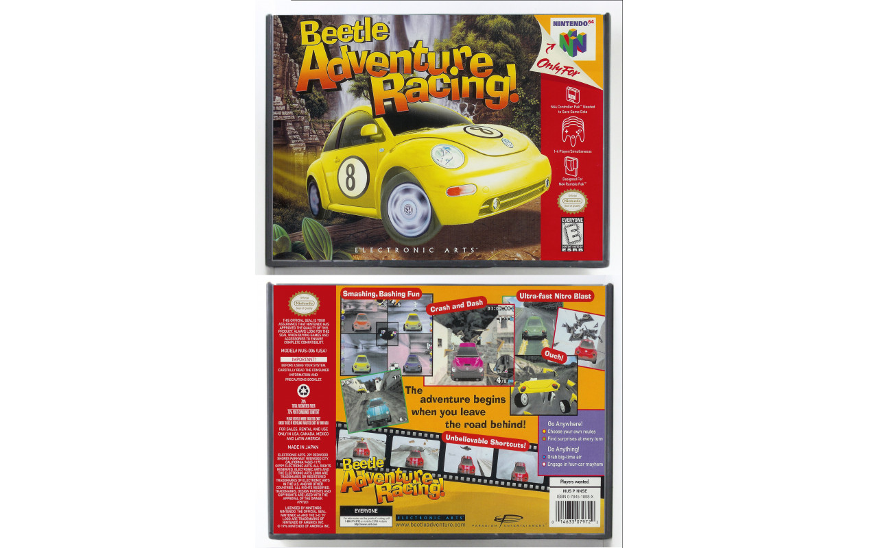 Gaming Relics - Nintendo 64 - Retail Style - Beetle Adventure Racing