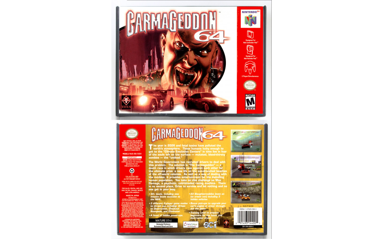 Gaming Relics - Carmageddon 64