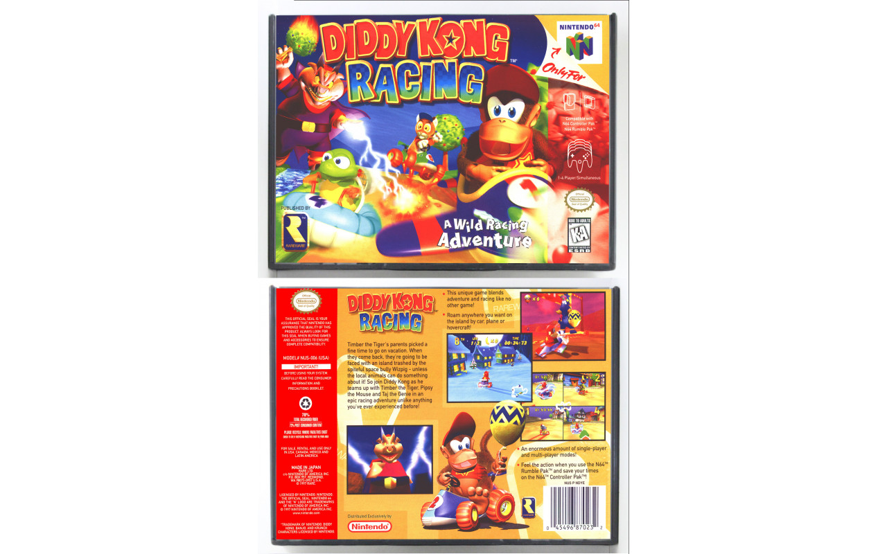 Gaming Relics - Nintendo 64 - Diddy Kong Racing