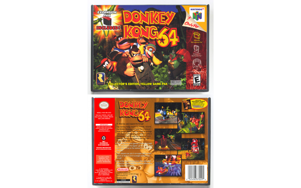 Gaming Relics - Nintendo 64 - Donkey Kong 64