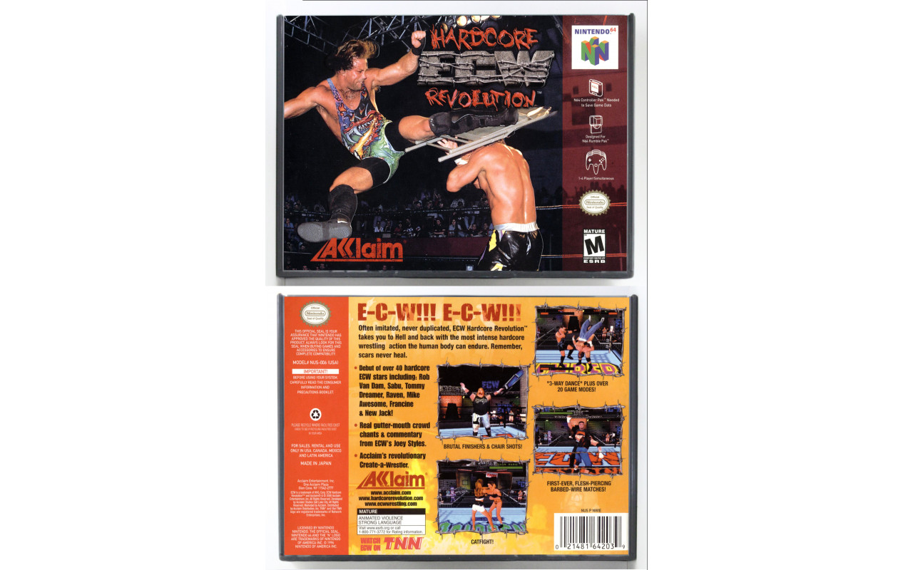 Gaming Relics - ECW Hardcore Revolution