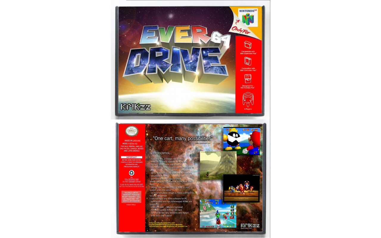Gaming Relics - Nintendo 64 - Retail Style - EverDrive 64