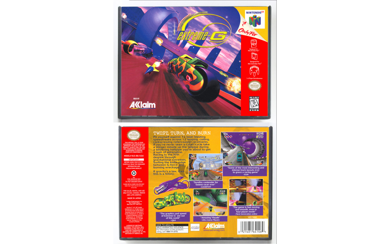 Gaming Relics - Nintendo 64 - Extreme-G