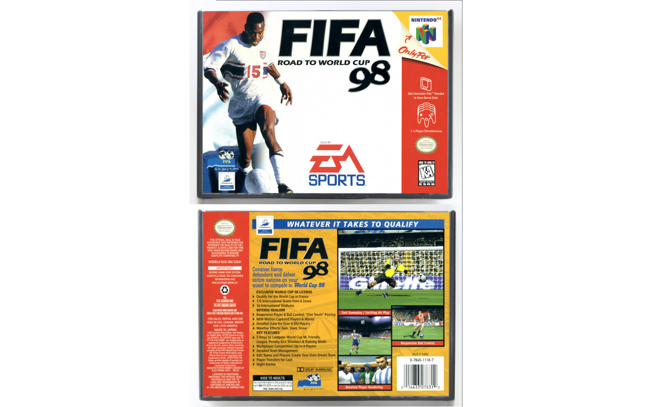 Gaming Relics - Nintendo 64 - FIFA 98