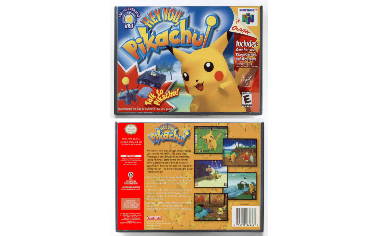 Gaming Relics - Nintendo 64 - Hey You, Pikachu!
