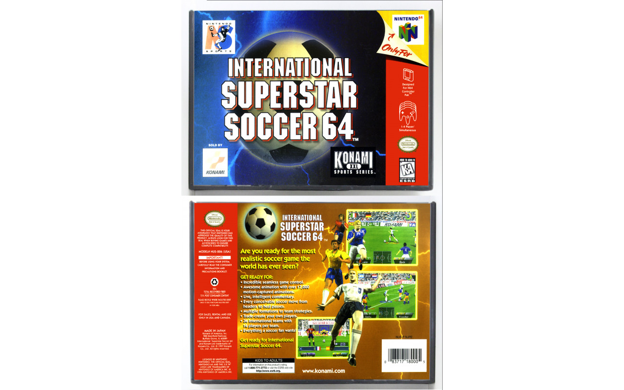 Gaming Relics - Nintendo 64 - Retail Style - International Superstar ...