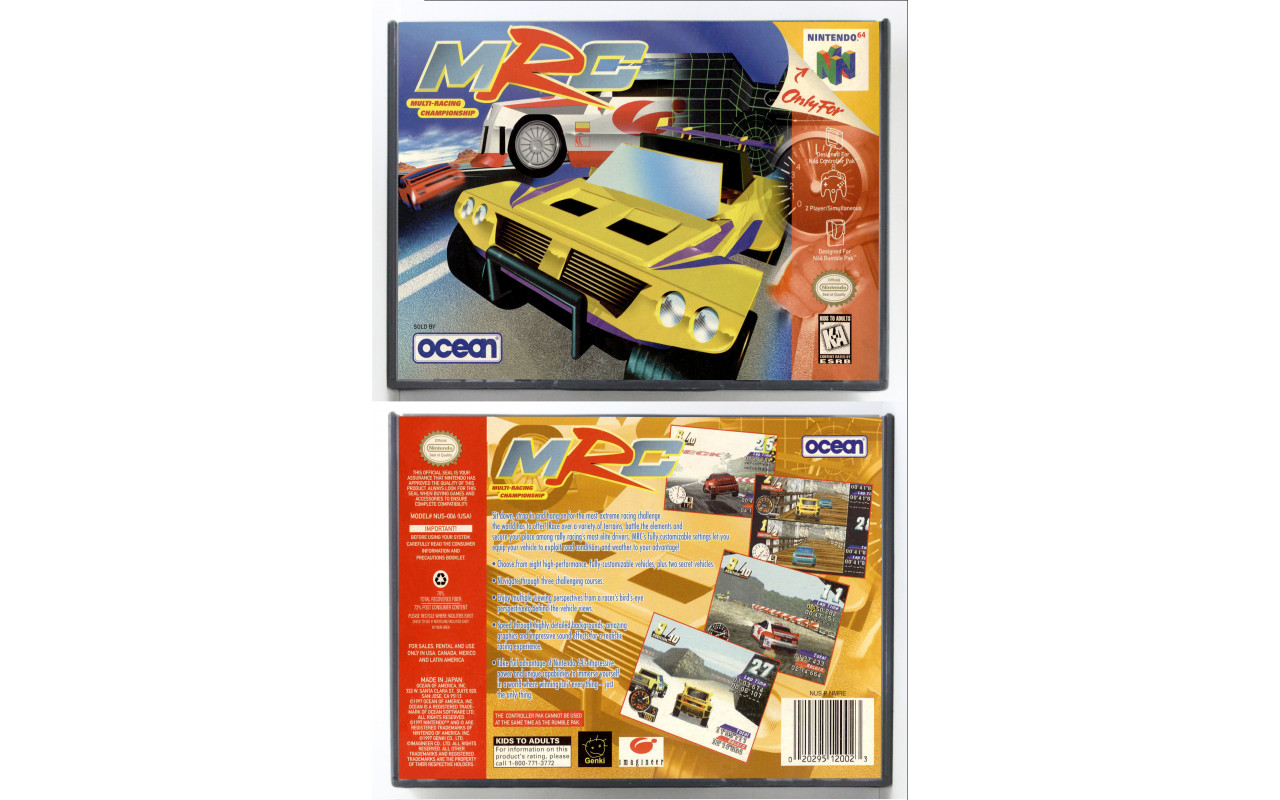 Gaming Relics - Nintendo 64 - MRC: Multi-Racing Championship