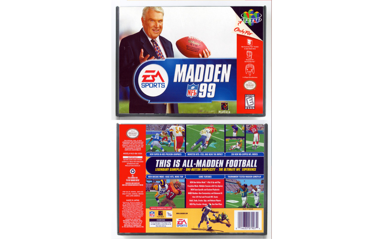 Gaming Relics - Nintendo 64 - Madden 99