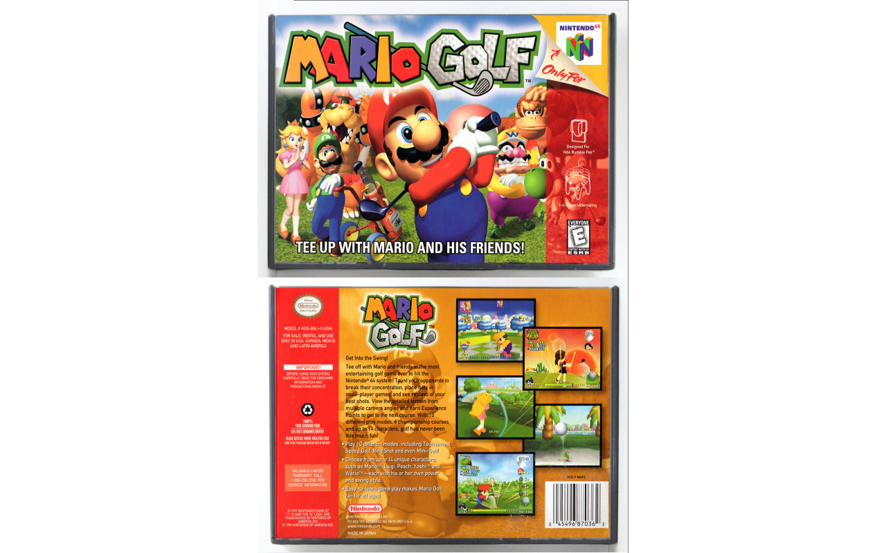Gaming Relics - Nintendo 64 - Mario Golf