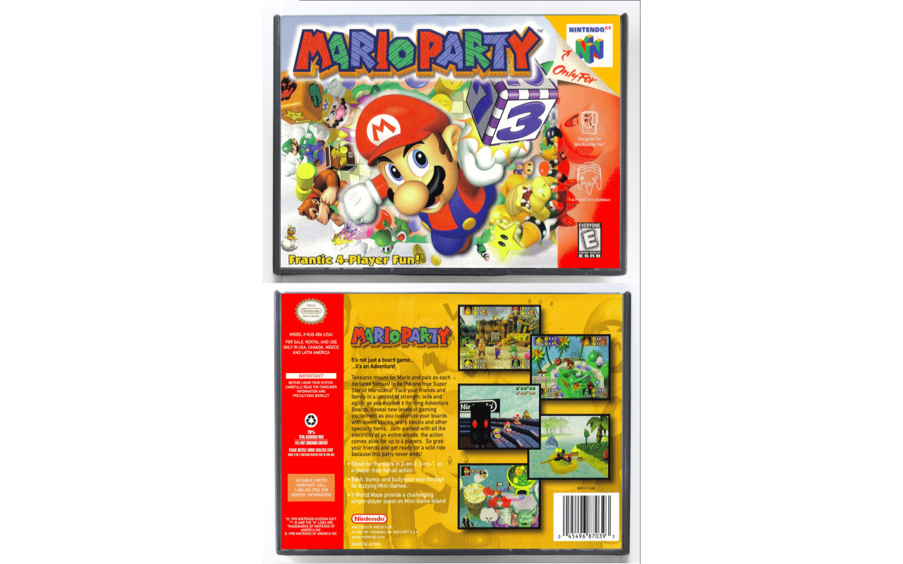 Gaming Relics - Nintendo 64 - Mario Party