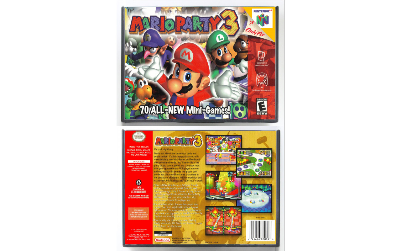 Gaming Relics - Nintendo 64 - Mario Party 3
