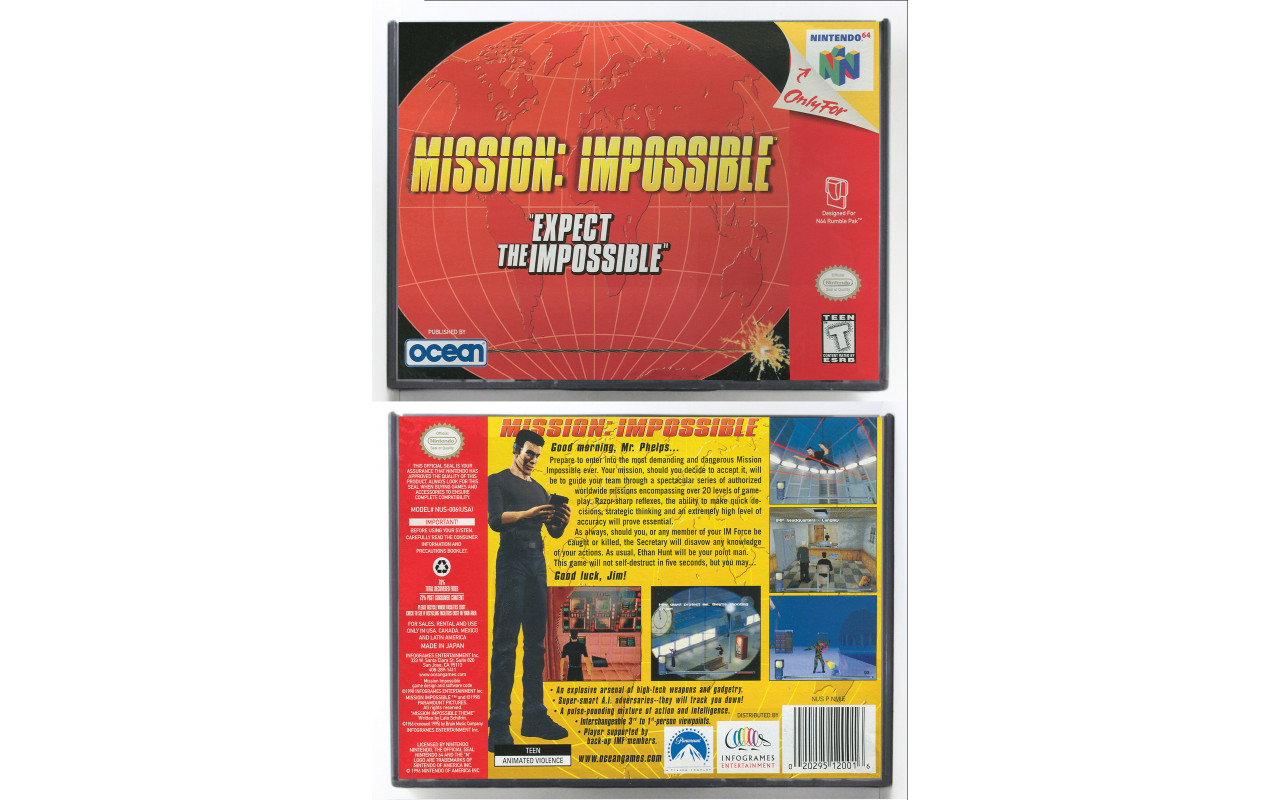 Gaming Relics - Nintendo 64 - Mission: Impossible
