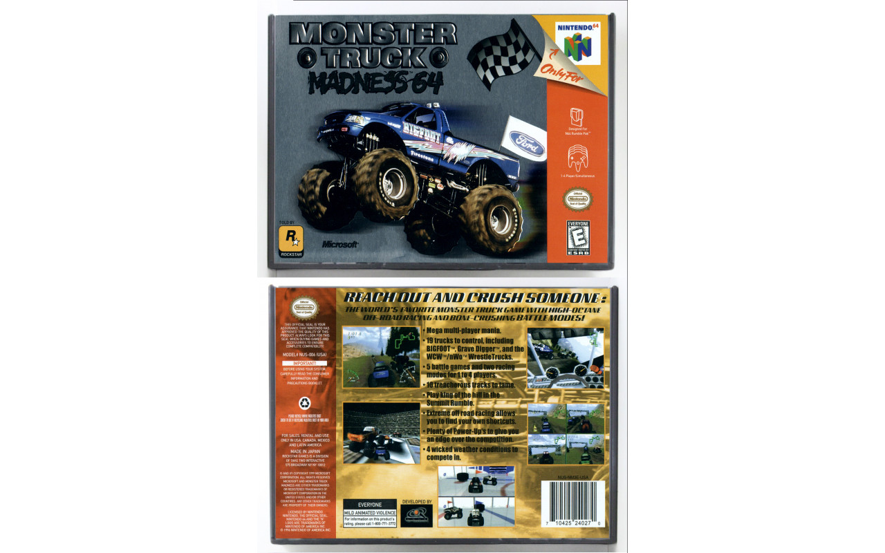 Gaming Relics - Nintendo 64 - Monster Truck Madness 64