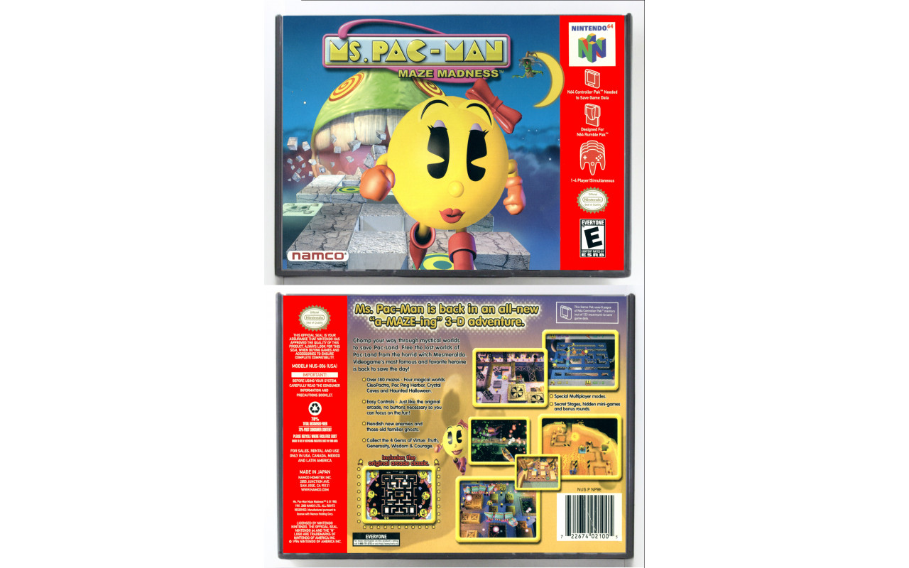 Gaming Relics - Ms. Pac-Man: Maze Madness