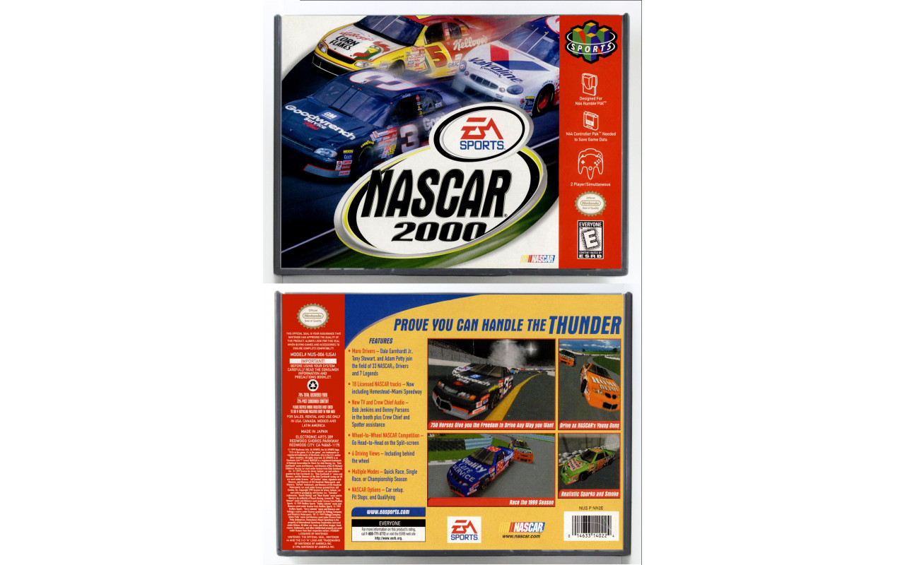 Gaming Relics - Nintendo 64 - NASCAR 2000
