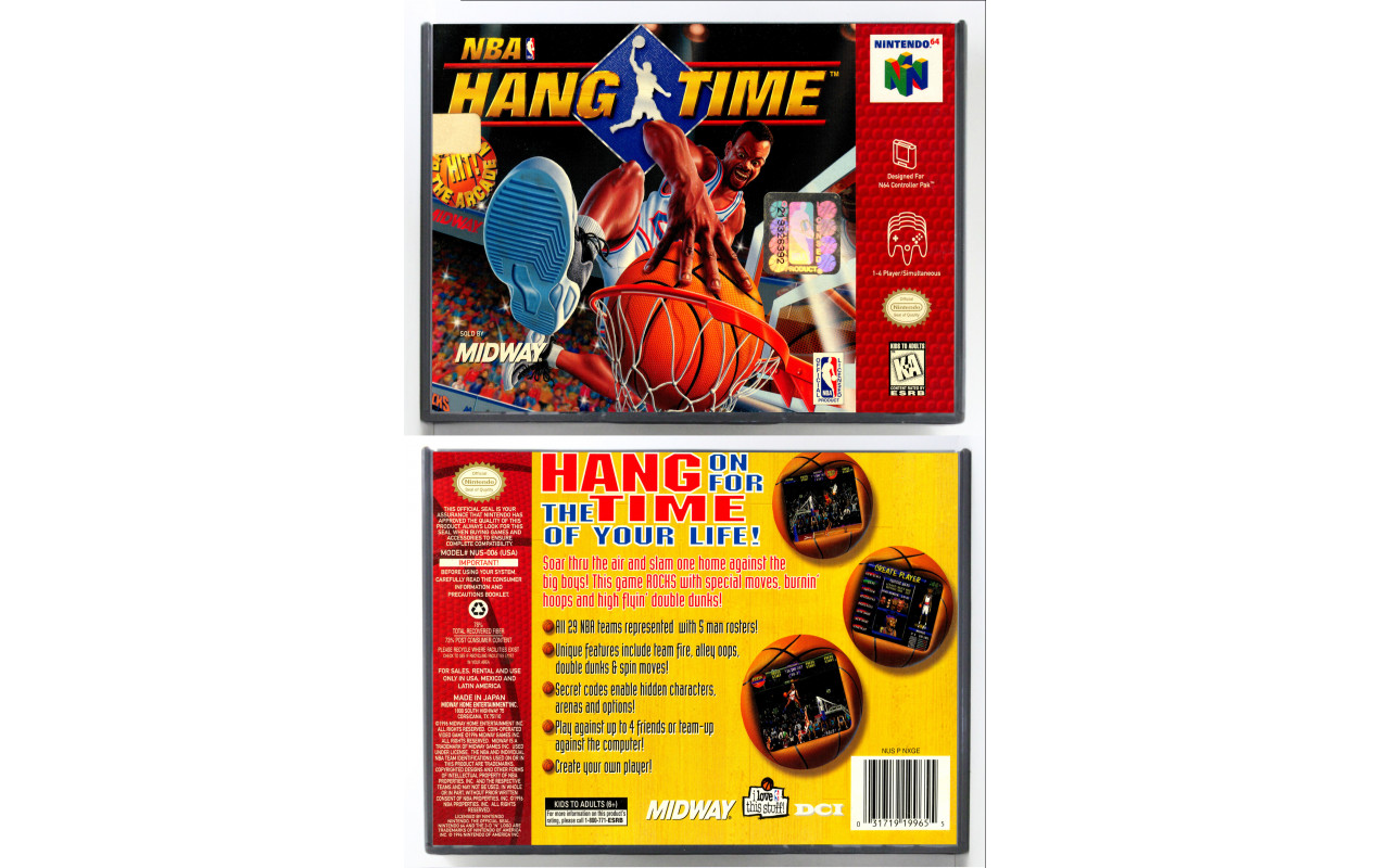 Gaming Relics - Nintendo 64 - NBA Hang Time