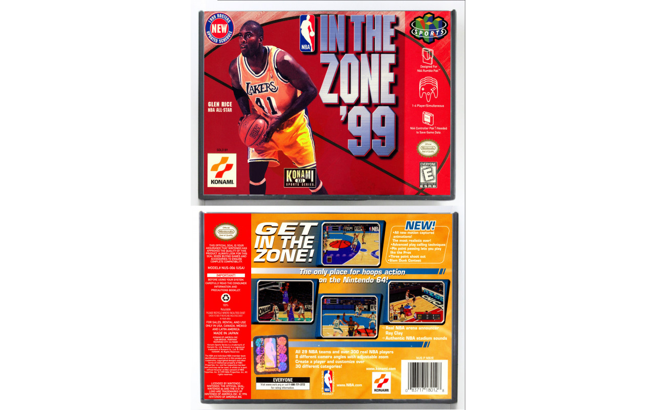 Gaming Relics - Nintendo 64 - NBA In The Zone '99