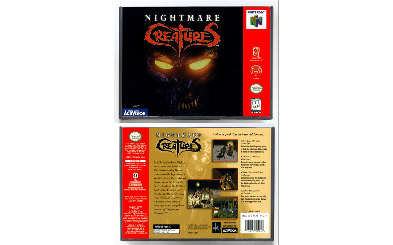 Gaming Relics - Nightmare Creatures