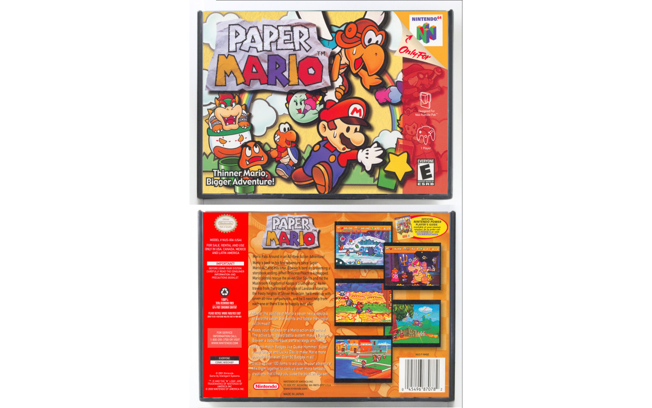 Gaming Relics - Nintendo 64 - Paper Mario