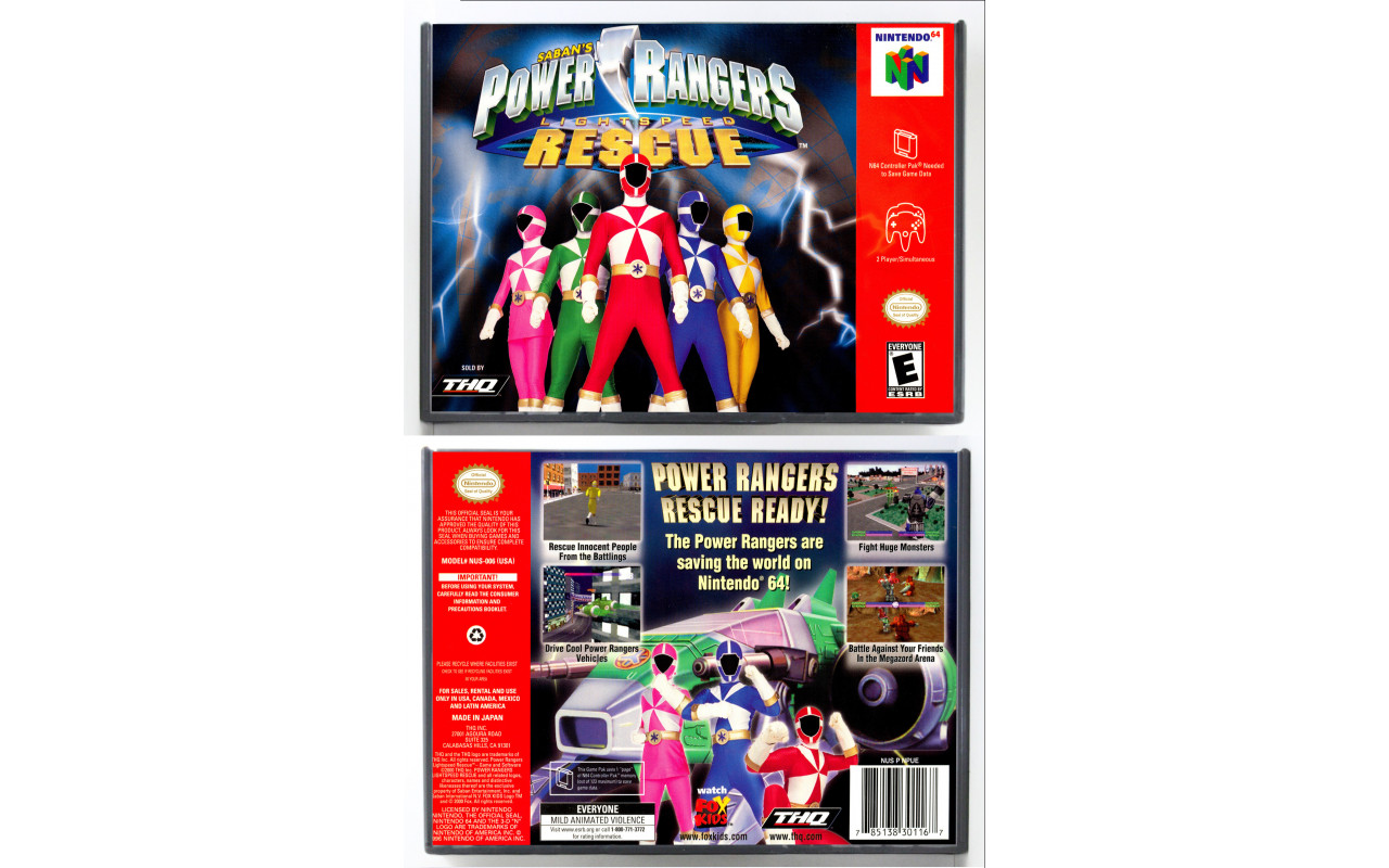 Gaming Relics - Power Rangers: Lightspeed Rescue
