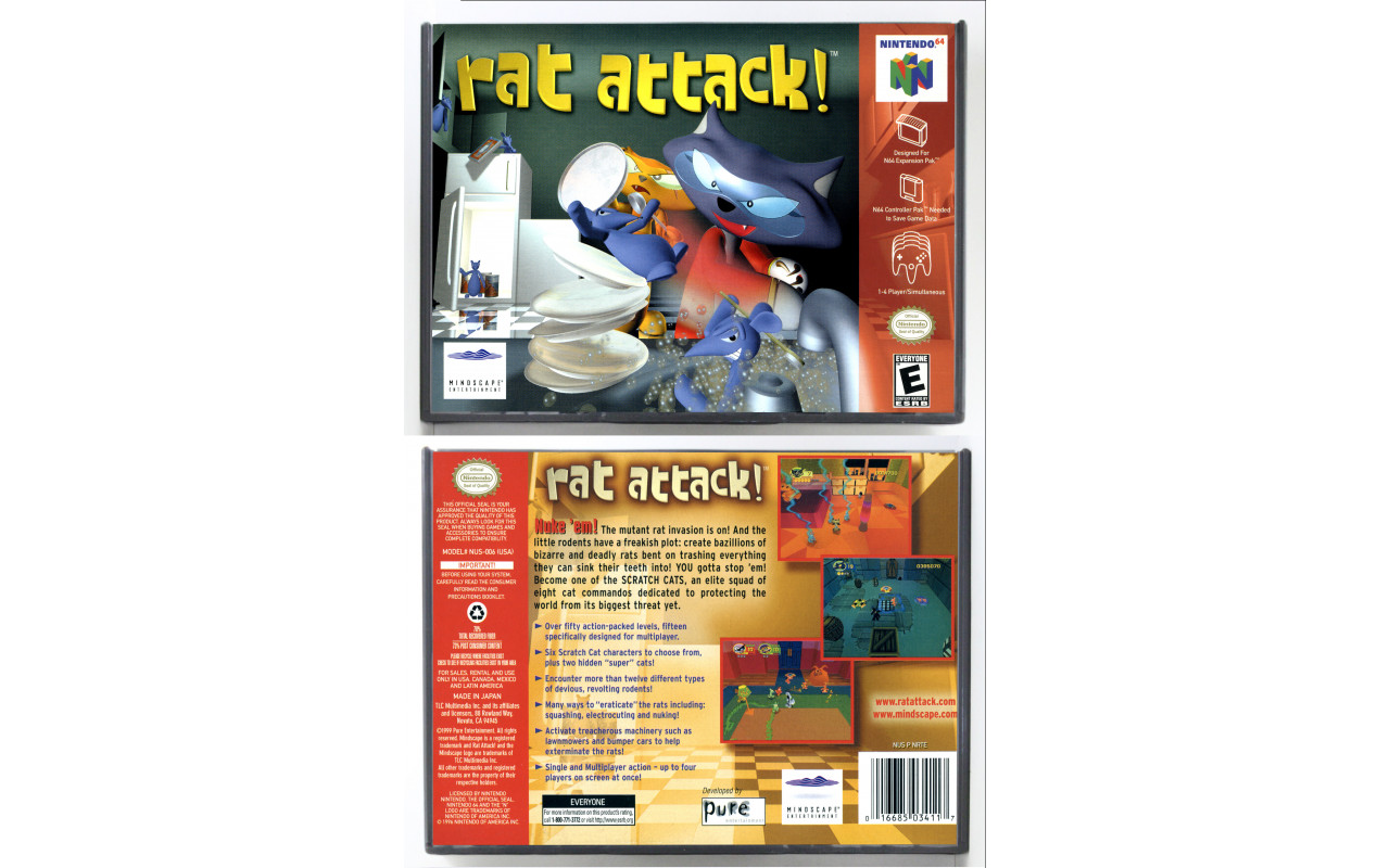 Gaming Relics - Nintendo 64 - Rat Attack