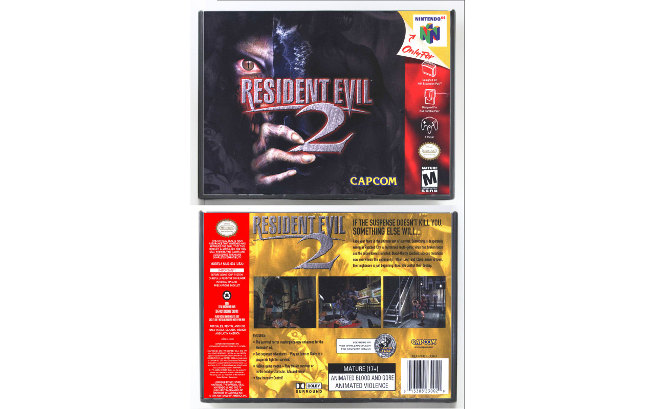 Gaming Relics - Nintendo 64 - Resident Evil 2