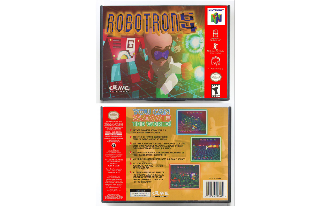 Gaming Relics - Robotron 64