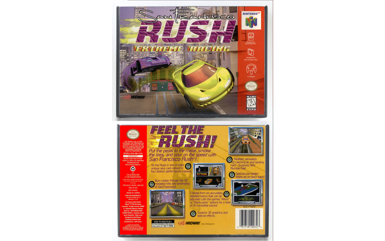 Gaming Relics - Nintendo 64 - San Francisco Rush Extreme Racing