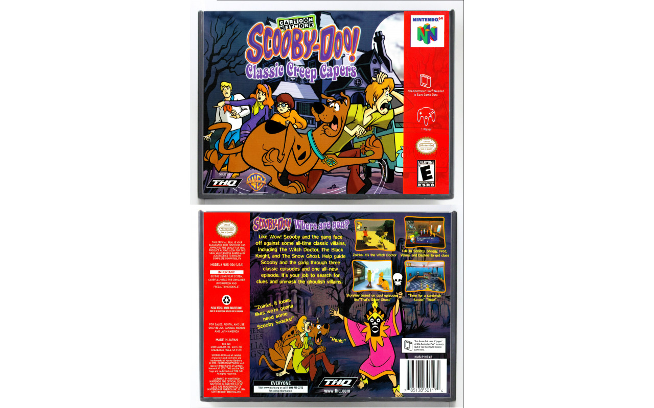 Gaming Relics - Nintendo 64 - Scooby-Doo: Classic Creep Capers