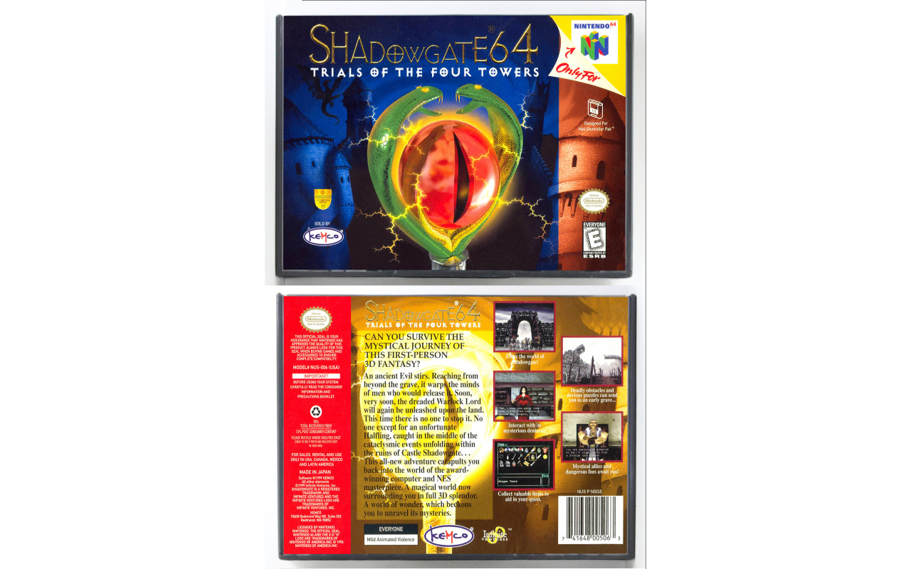 Gaming Relics - Nintendo 64 - Shadowgate 64: Trials of the Four Towers