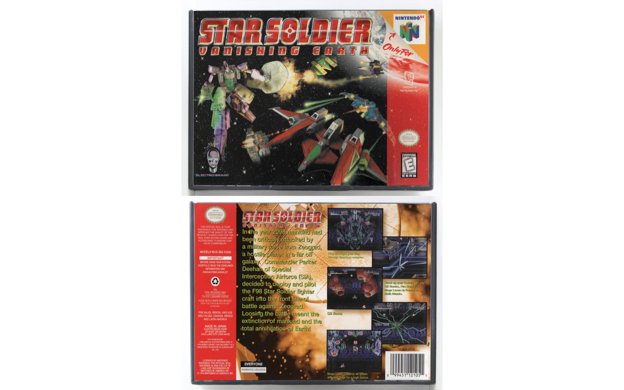Gaming Relics - Nintendo 64 - Star Soldier: Vanishing Earth
