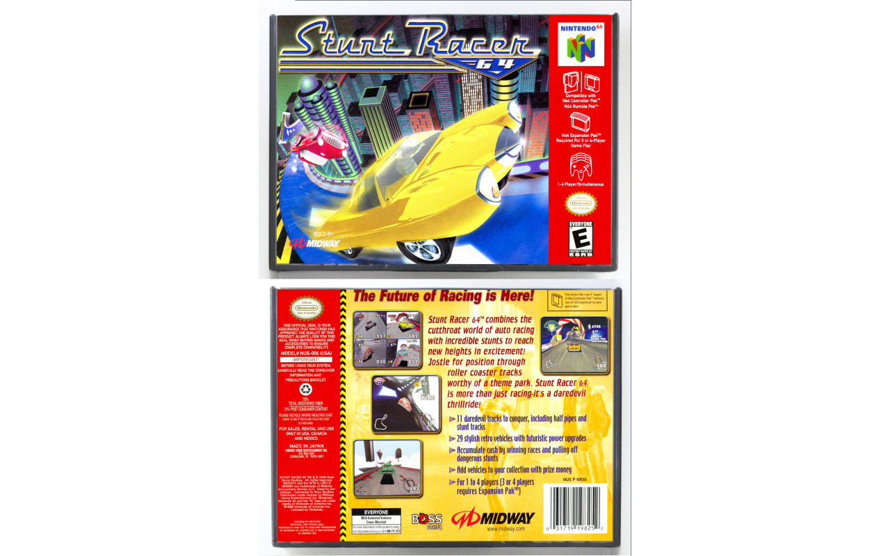 Gaming Relics - Nintendo 64 - Stunt Racer 64