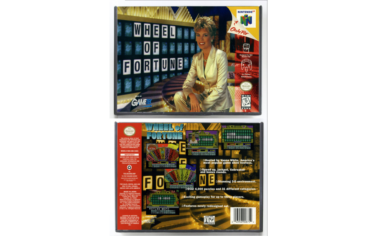 Gaming Relics - Nintendo 64 - Wheel of Fortune