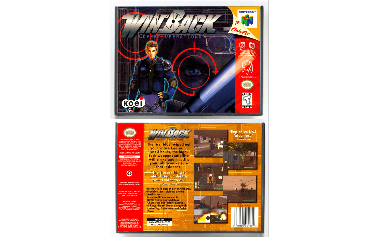 Gaming Relics - Nintendo 64 - WinBack: Covert Operations