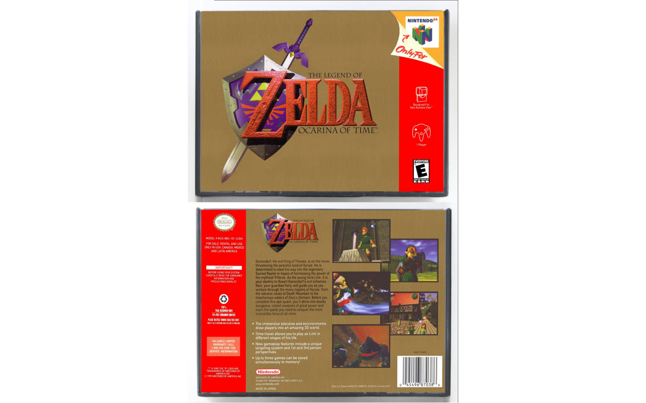 Gaming Relics - Nintendo 64 - Legend of Zelda, The: Ocarina of Time