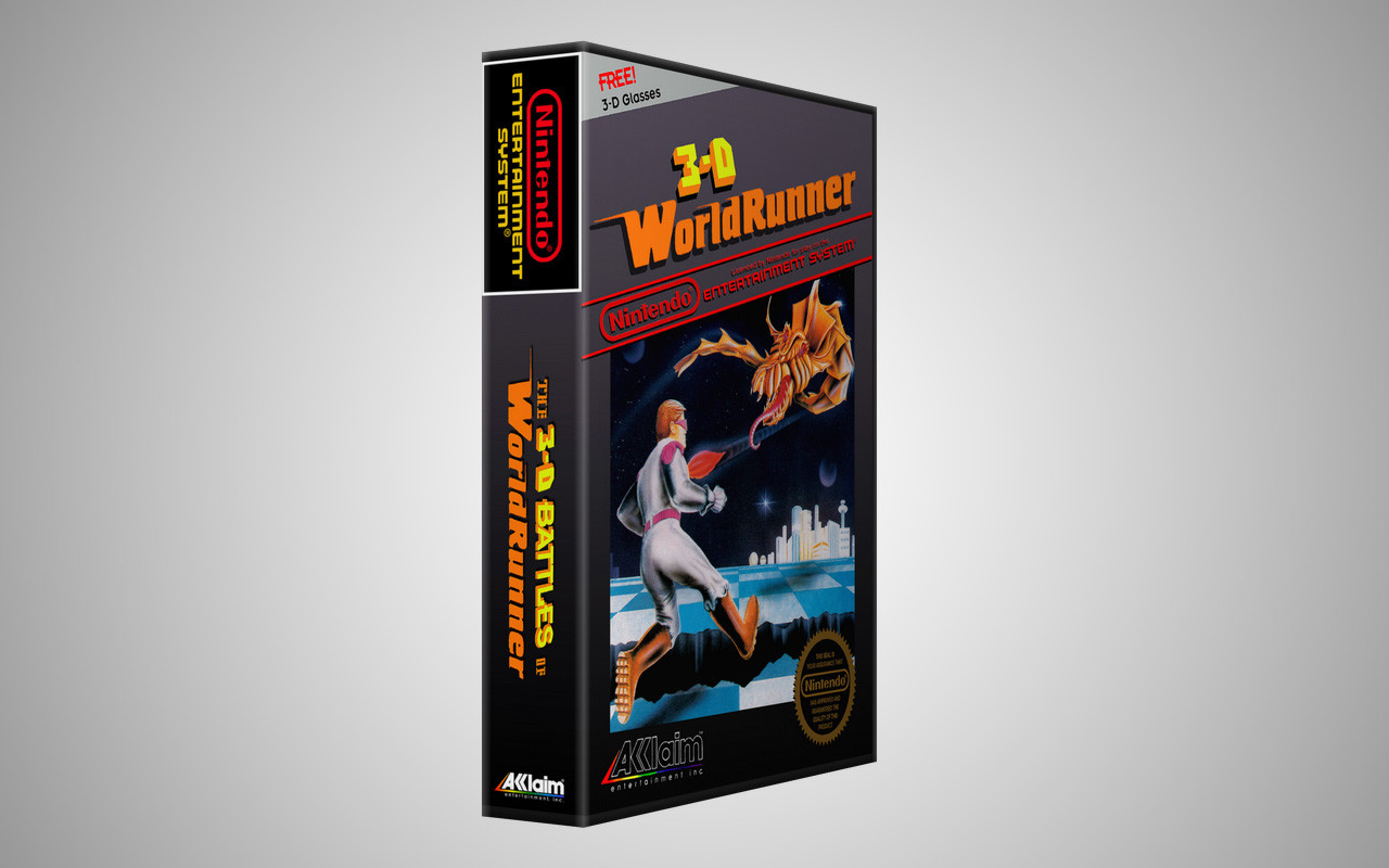 Gaming Relics - Nintendo NES - 3-D Worldrunner